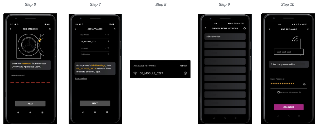 Setting up with SmartHQ