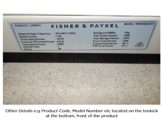 How To Find Your Serial or Model Number – Refrigerators